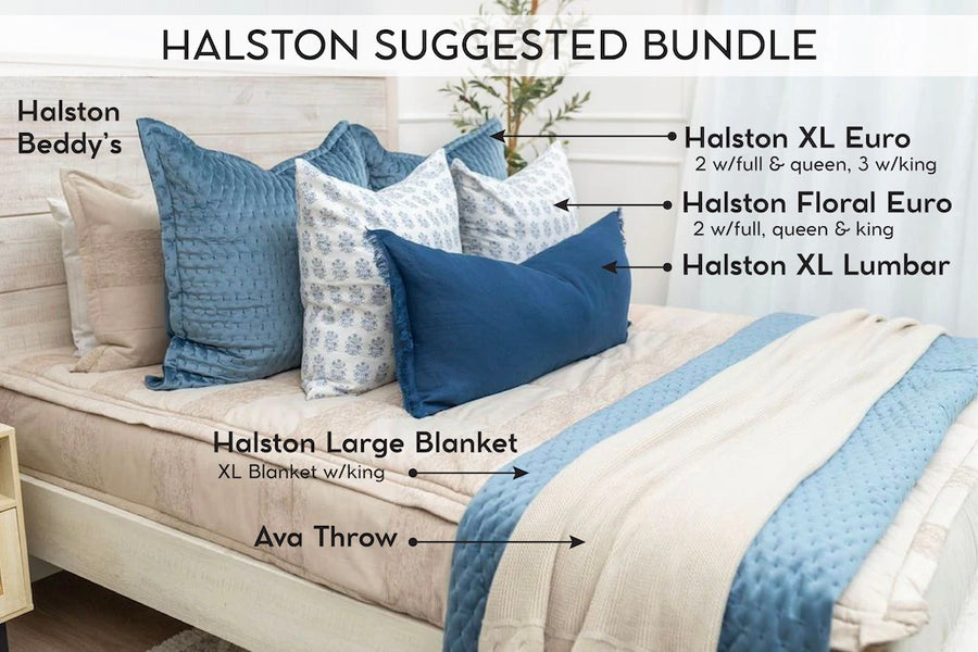 Halston Luxe Zipper Bedding Bundle | Beddy's