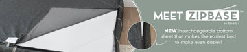Meet ZipBase: Interchangeable Sheets That Zip | Beddy's