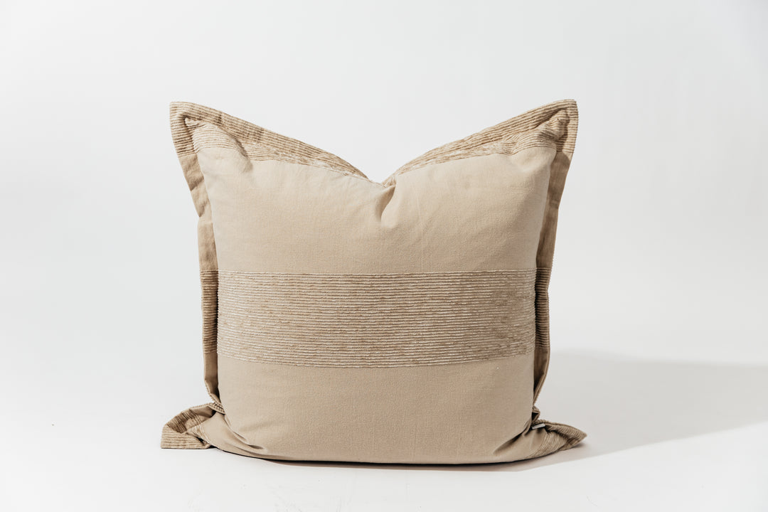 Halston Luxe Euro Tan Pillow Cover | Beddy's