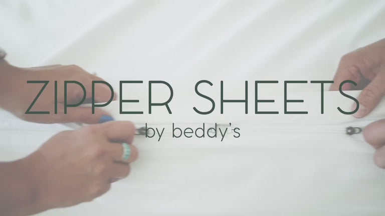 Zipper Sheets: Twin, Full, Queen, King Sheets | Beddy's