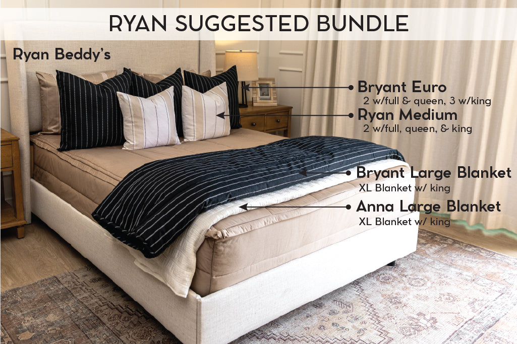 Ryan Tan Zipper Bedding | Beddy's