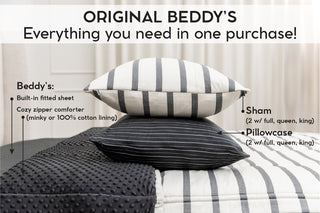 Chandler Striped Zipper Bedding | Beddy's