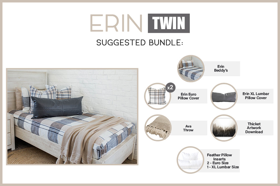 Erin Luxe Zipper Bedding Bundle | Beddy's