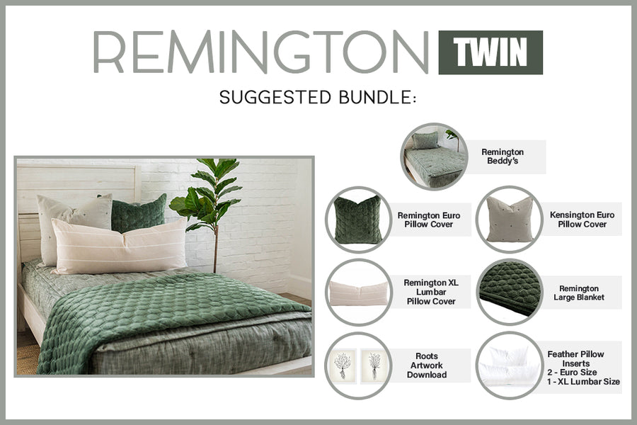Remington Luxe Bundle | Remington Bedding Set | Beddy's
