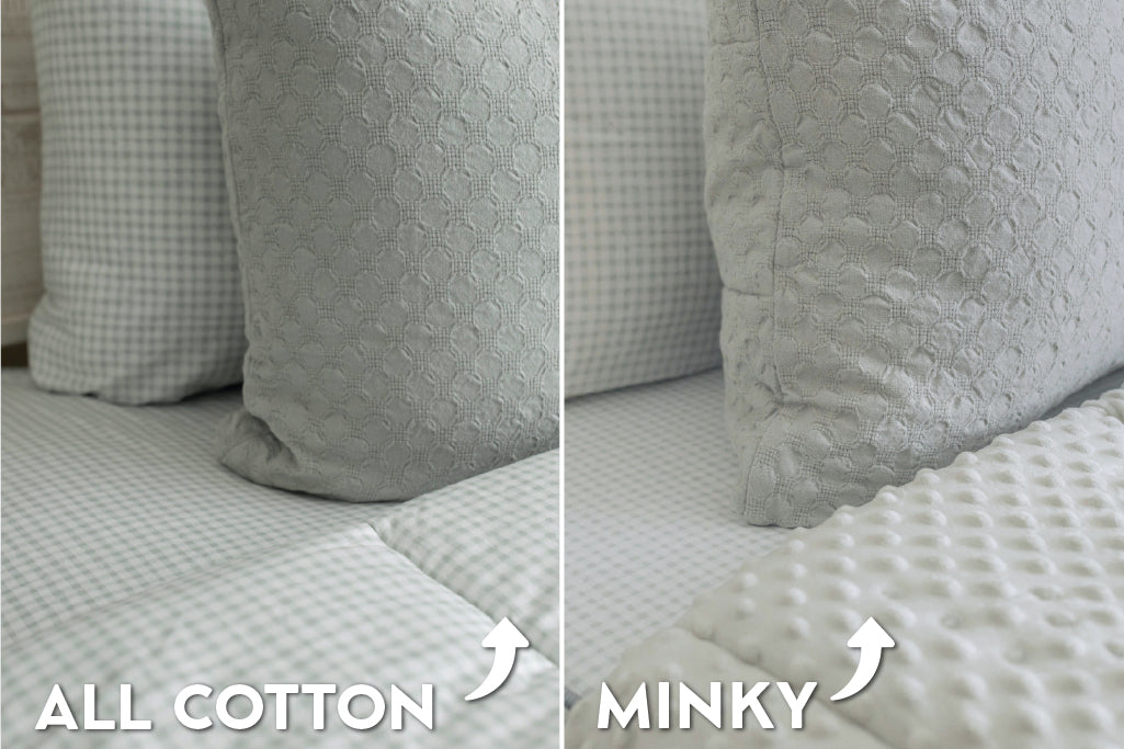 Chloe Luxe Green Zipper Bedding Bundle | Beddy's